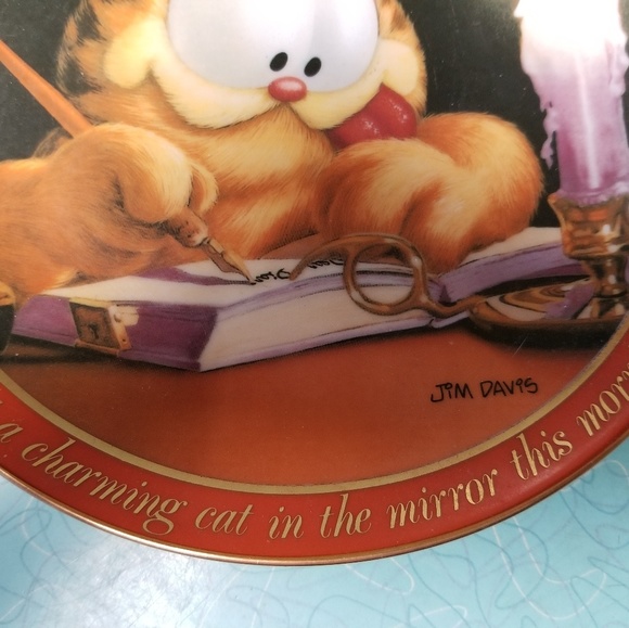 Other | Garfield Porcelain Plate | Poshmark